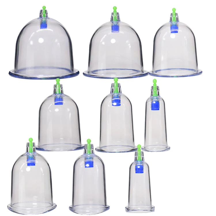 3.5cm Chinese Traditional Cupping Curve Vacuum Suction Cups