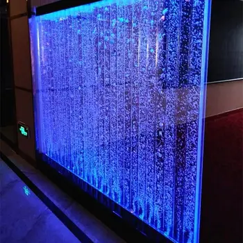 Customized Waterfalls Wall Acrylic Technics Outdoor Bubble Wall Water ...