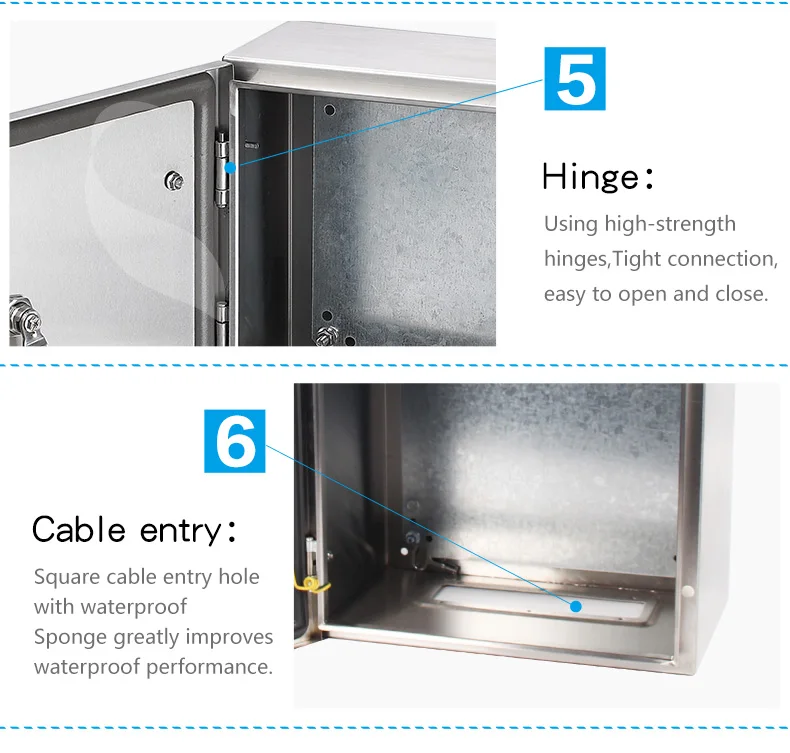 Saipwell Waterproof Metal Box Ip66 Electrical Distribution Box Outdoor ...