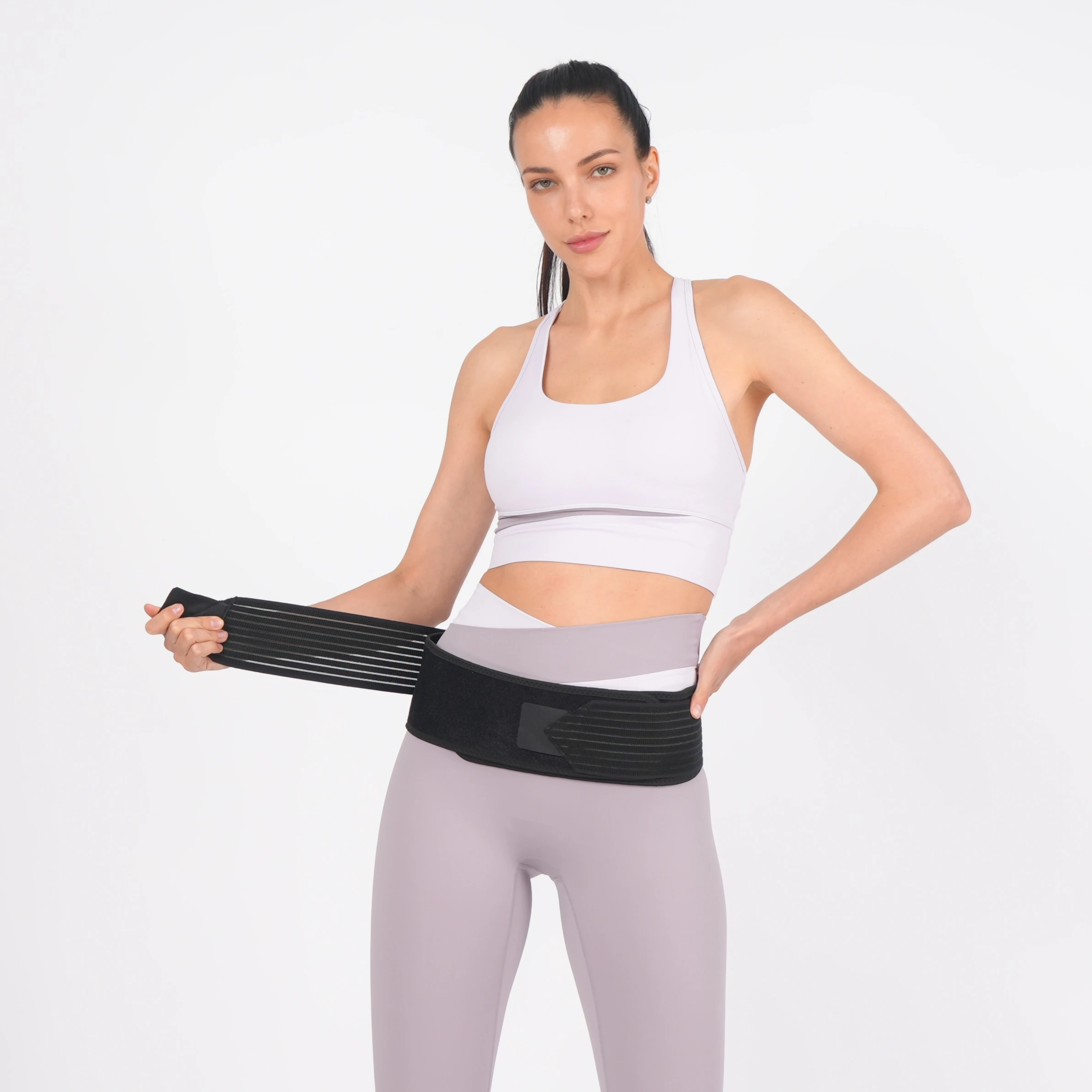 Compression Waist Pelvic Support Belt Adjustable Waist Wrap Anti-slip ...
