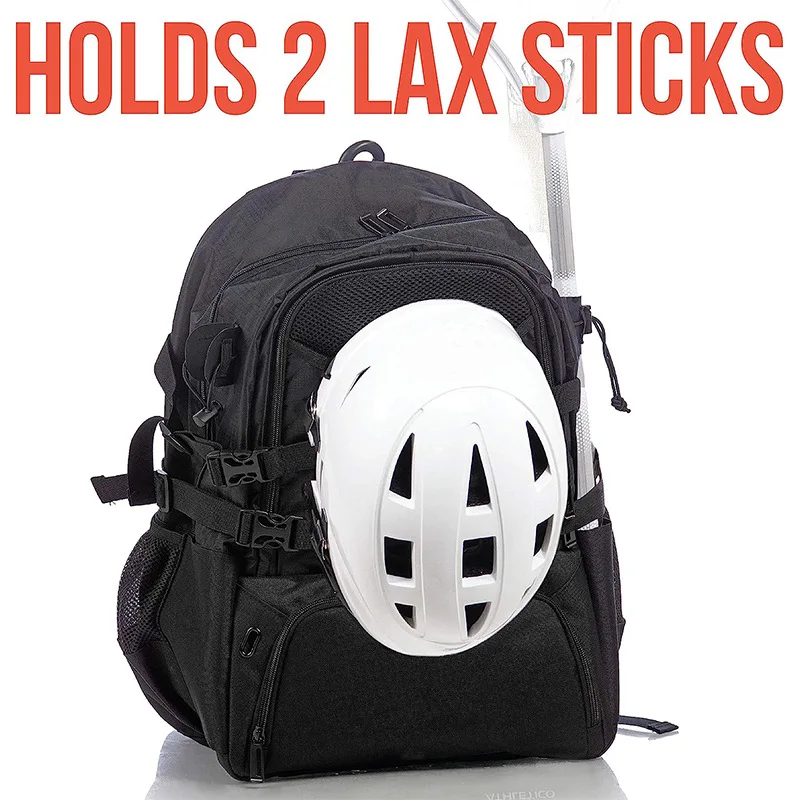 Customized Lacrosse Bag Sports Lacrosse Backpack With Separate Shoe ...