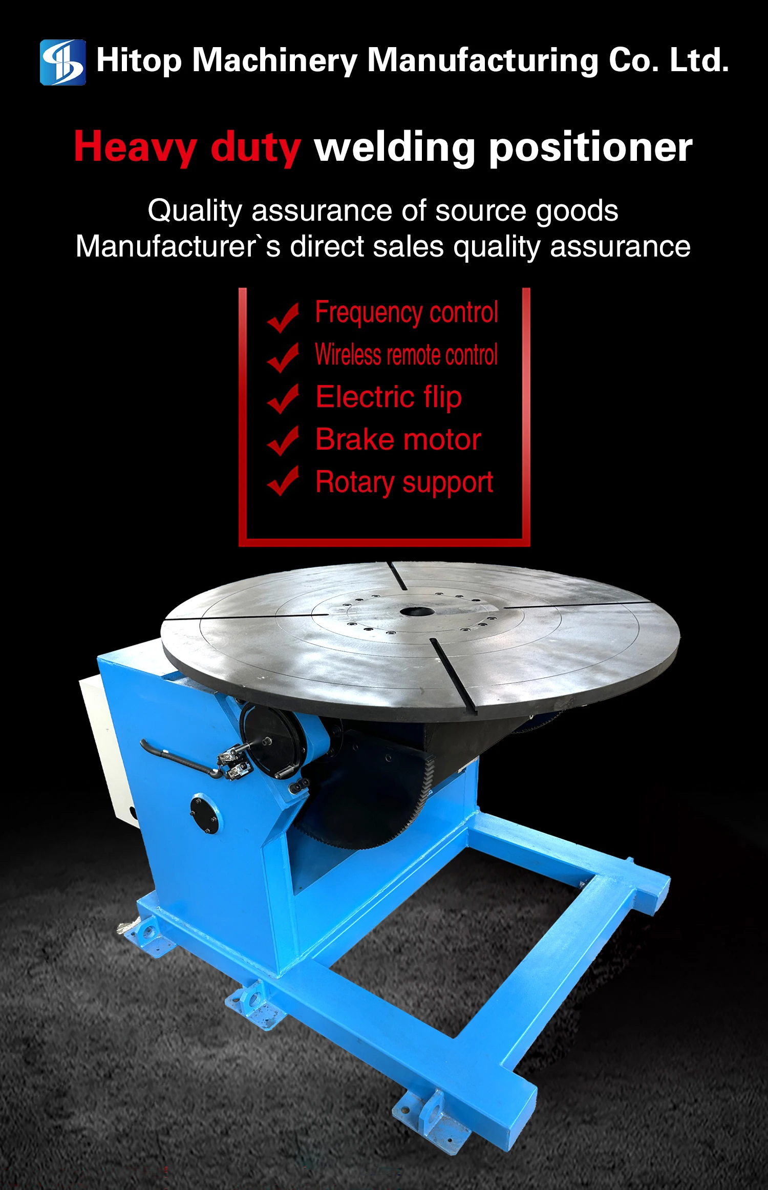5ton Heavy Duty Welding Positioner Turntable With Best Price - Buy 5t ...
