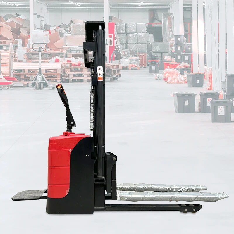 Lifting Semi Electric Stackers Pallet Stacker Walking Type Electric ...