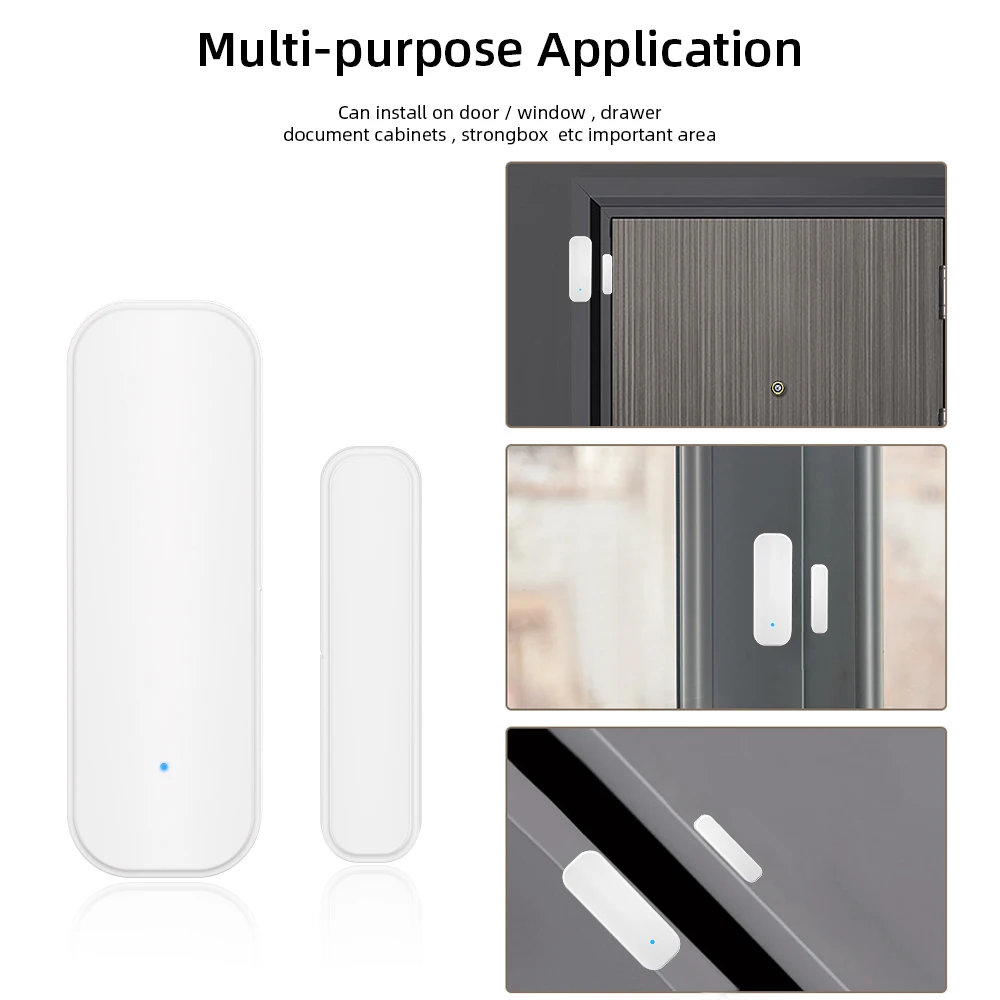 TYSH Smart Wifi Tuya Door Window Sensor Alarm for Doors and Windows ...