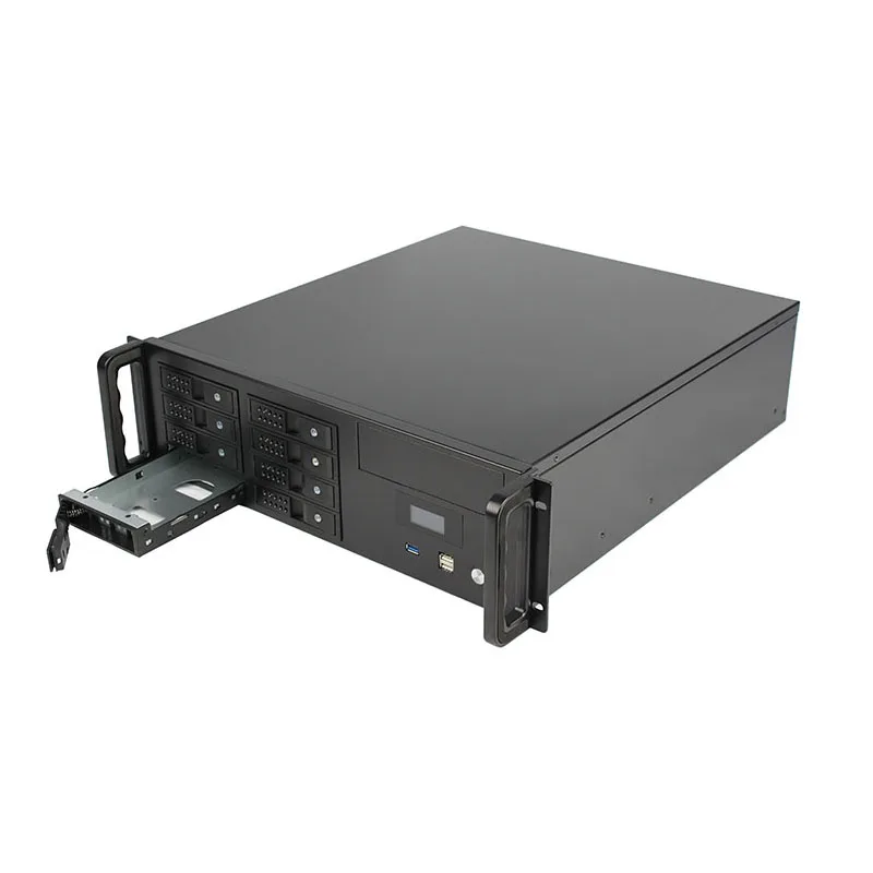 3u Compact Rackmount Server Chassis With Hotswap Tray Security Door ...