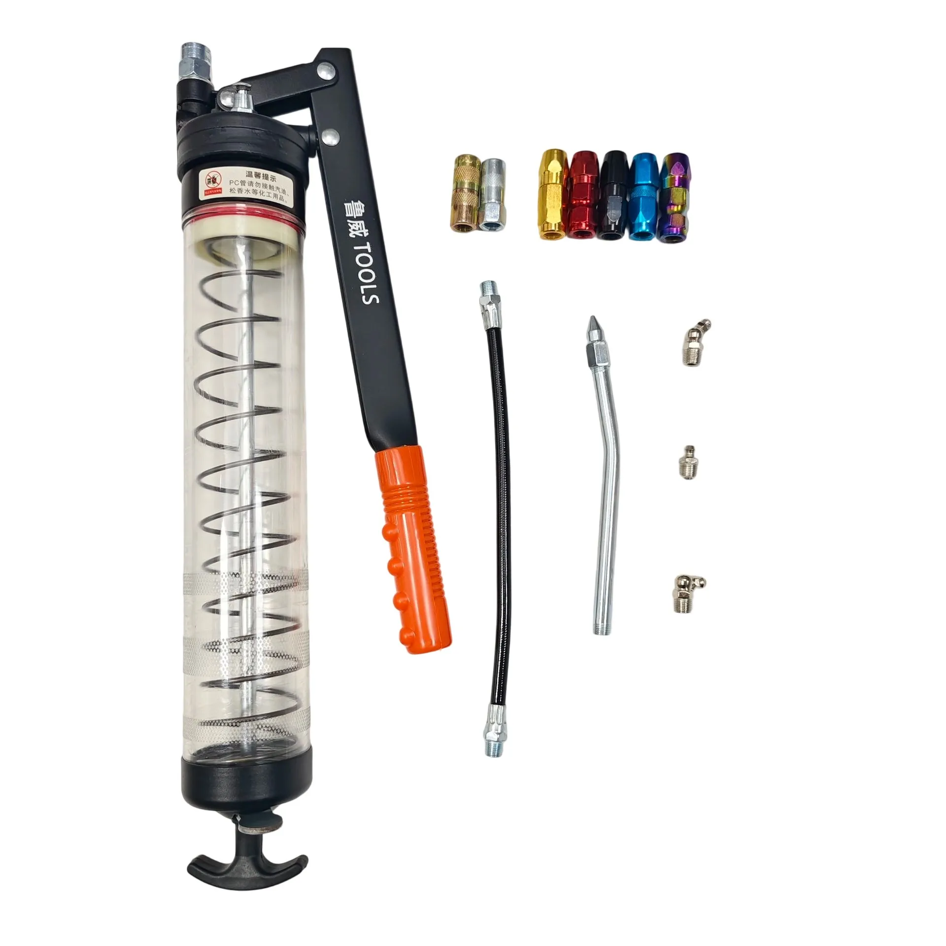 600cc Industrial Heavy Duty High Pressure Cylinder Lever Hand Grease ...