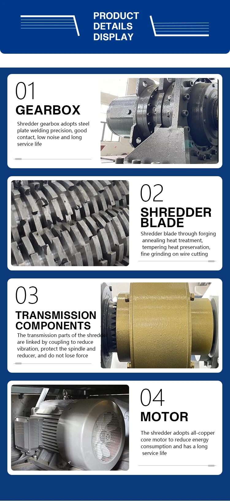 2025 High Quality Double Shaft Shredder Heavy Duty Metal Crusher Wood ...