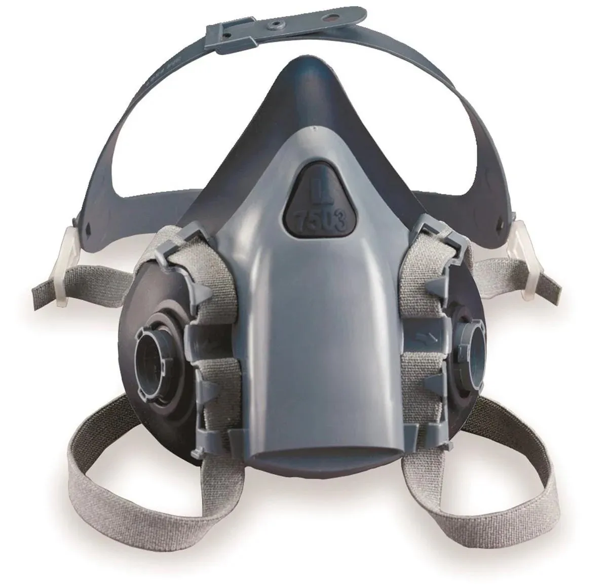 Large Size Silicone Half Face Respirator 7503 Chemical Mask Use with ...