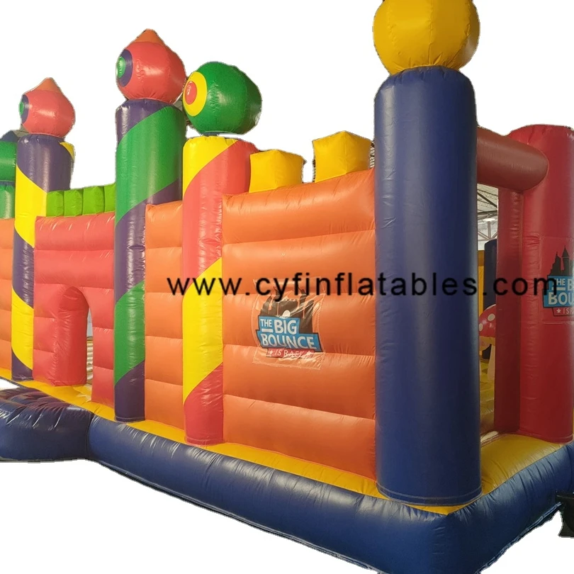Commercial giant Jumping Castle Bounce House jump obstacle bouncer ...
