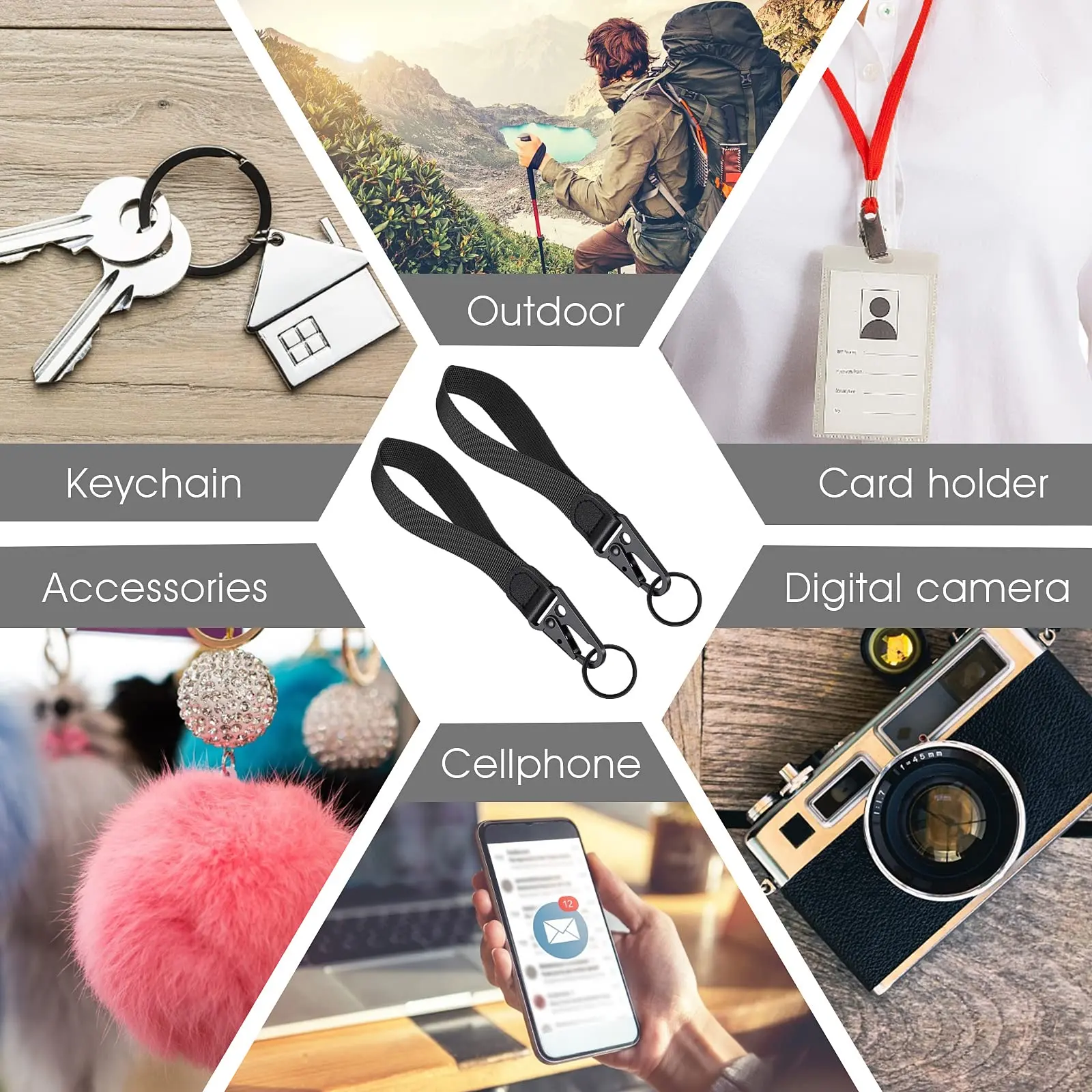 Customized Key Lanyard Nylon Personalized Creative Car Keyring Lanyard ...