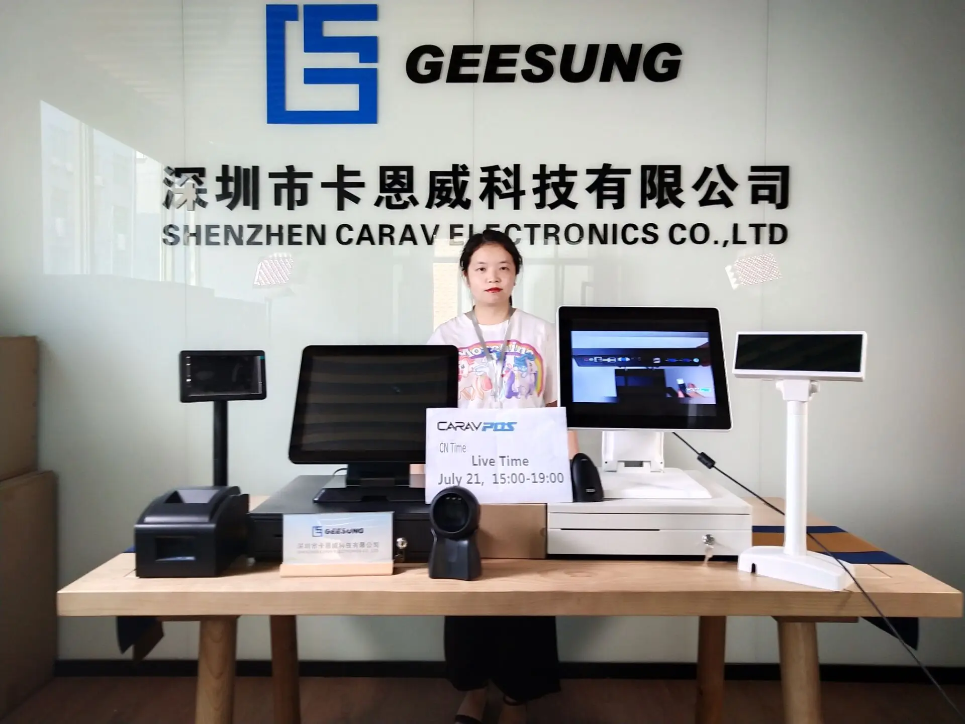 Smart Pos Cashier Machine Devices Wifi Cash Register Dual Screen