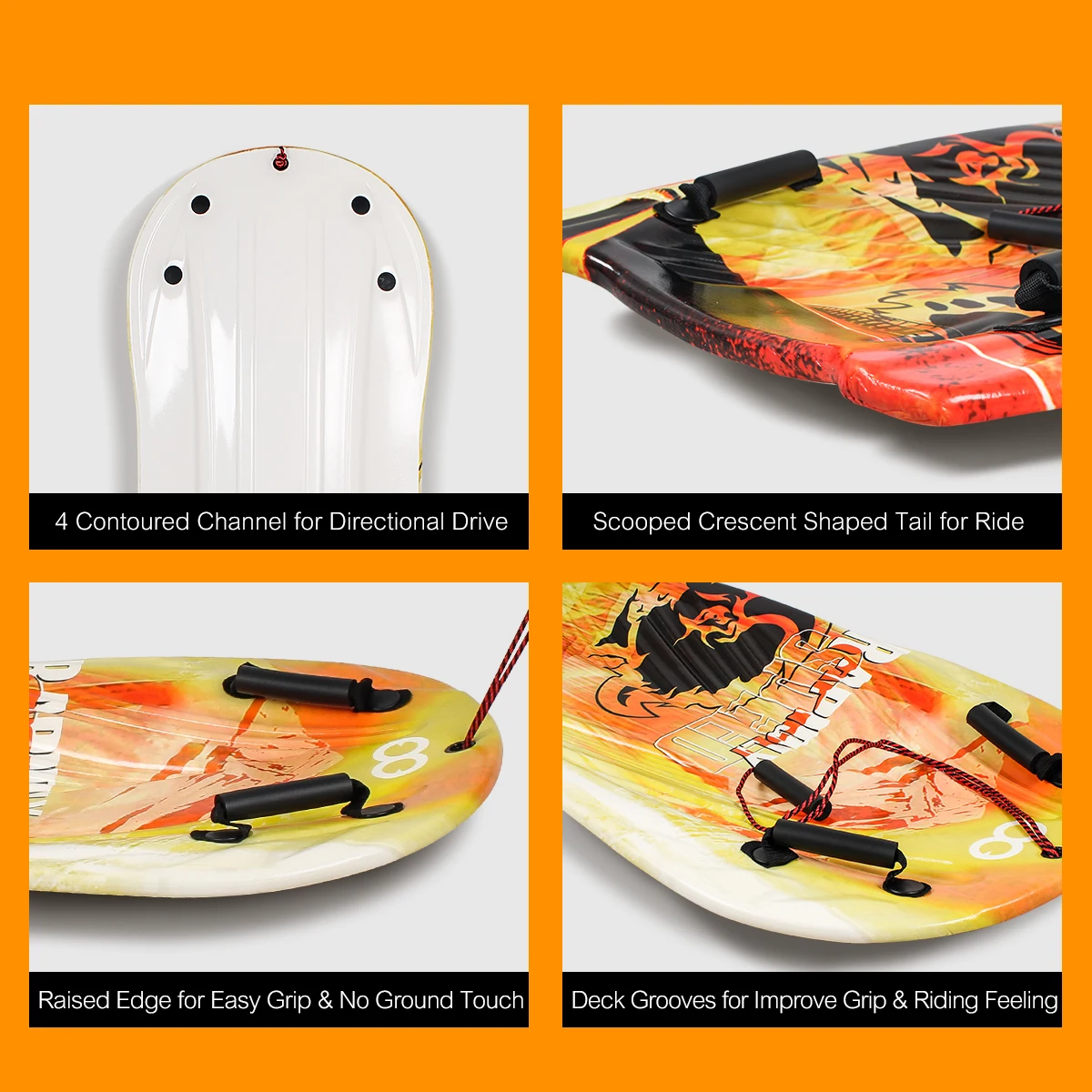 Woowave Custom Snowboard Foam - Premium Snow Sled