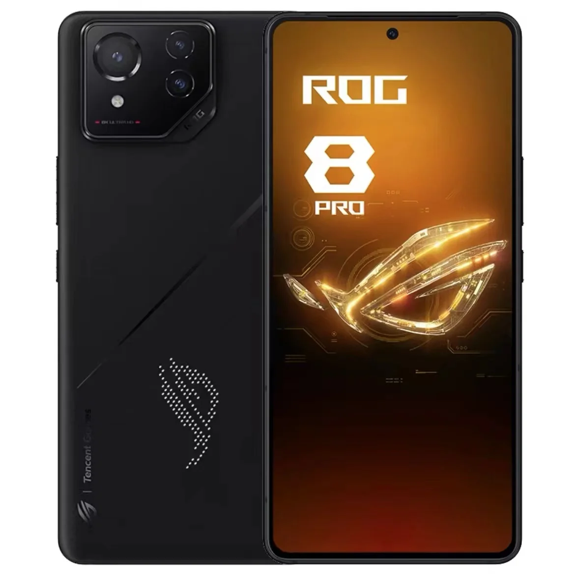 ROG8 Pro gaming phone 16+512 Obsidian Black Dragon 8Gen3 Matrix liquid ...