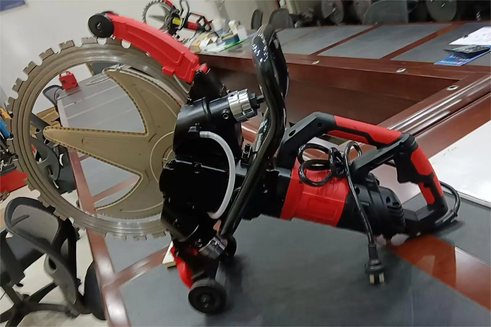 Alibaba.com: 110V/220V 3500W portable concrete ring saw, 29cm cut depth ...