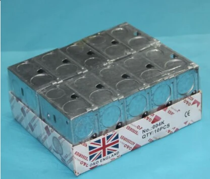 Metal Junction Box Bs4662 Electrical Iron Junction Box 3x3 Gi Back Box ...