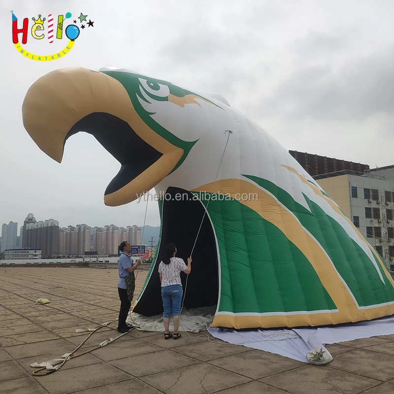 Best Design Inflatable Mascot Animal Football Tunnel Inflatable Eagle ...