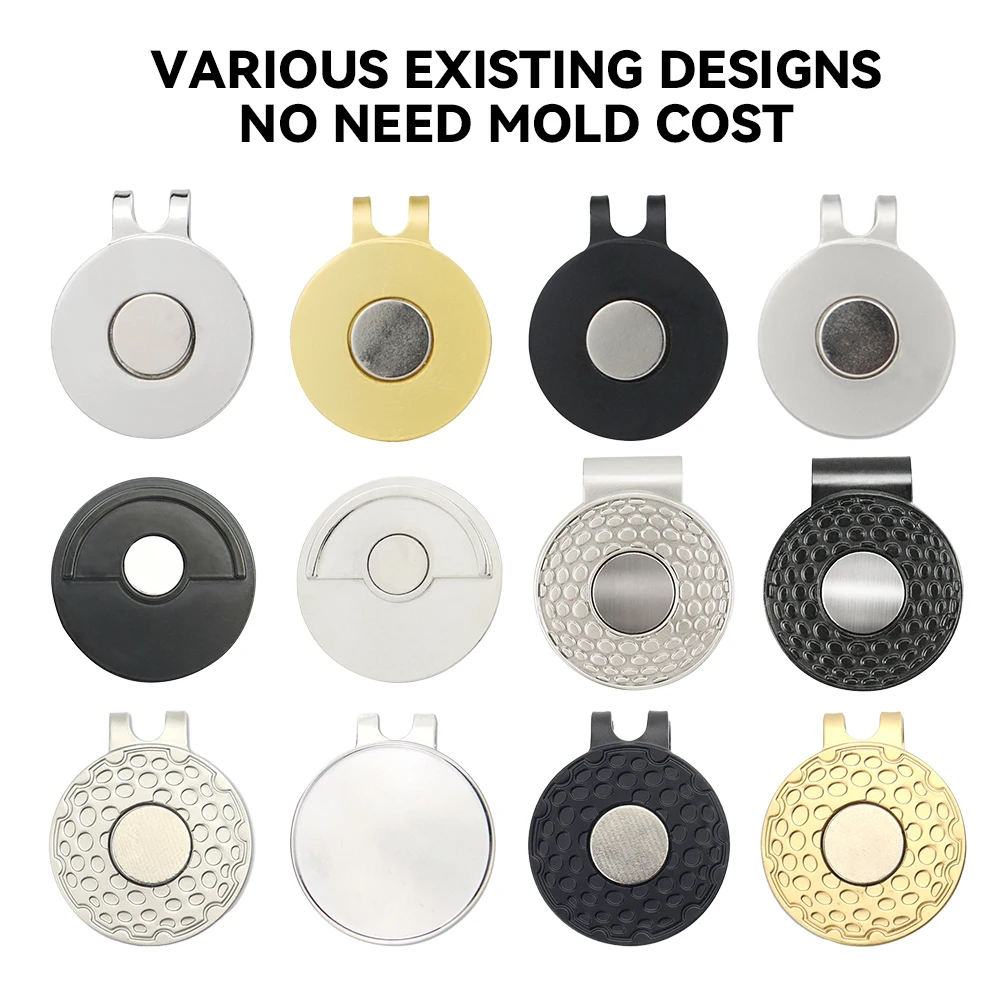 Customized Metal Hat Brim Clip Baseball Cap Clip Magnetic Ladies Golf ...