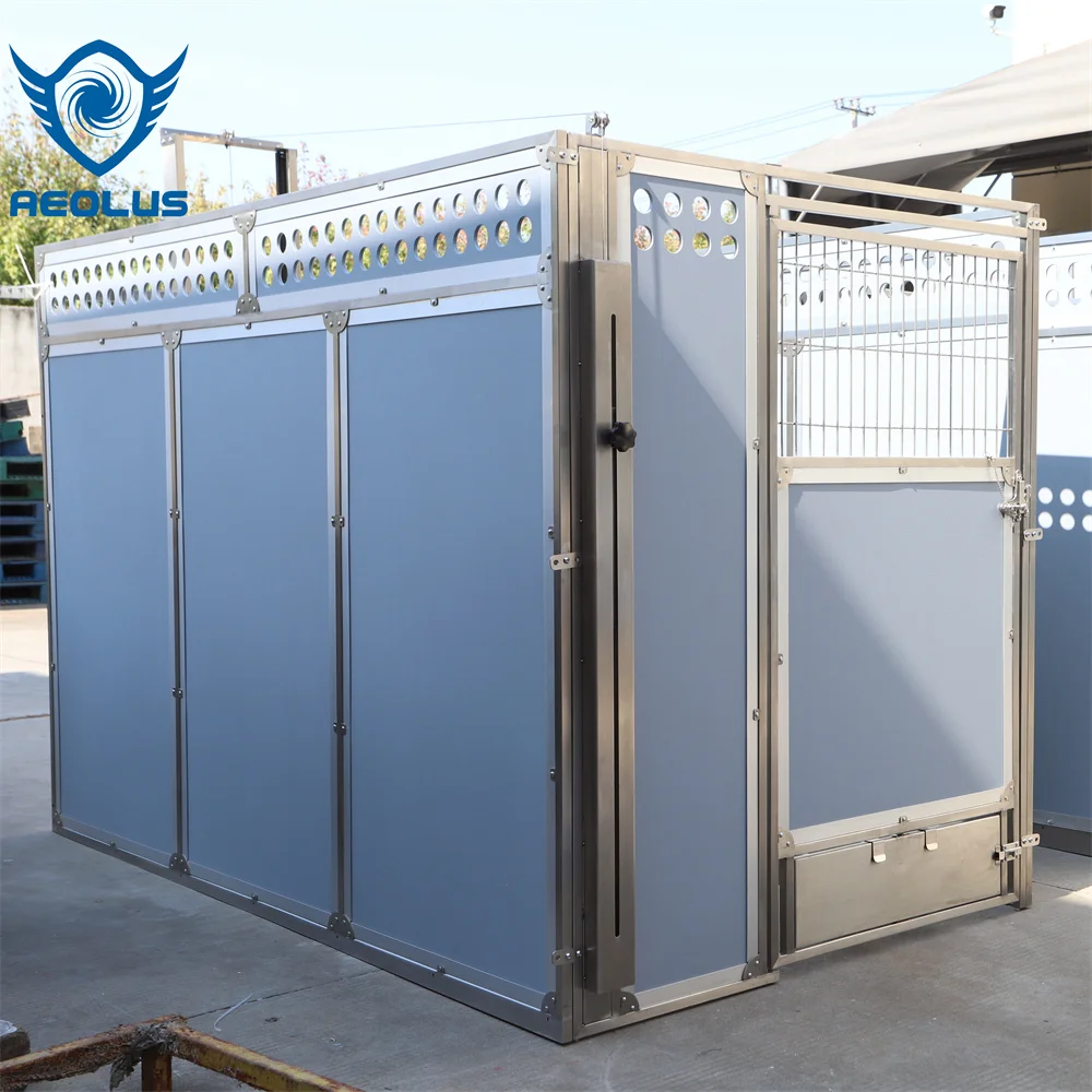 Iron Dog House Outdoor Metal Dog Kennels Luxury Kennel Aeolus Dog ...