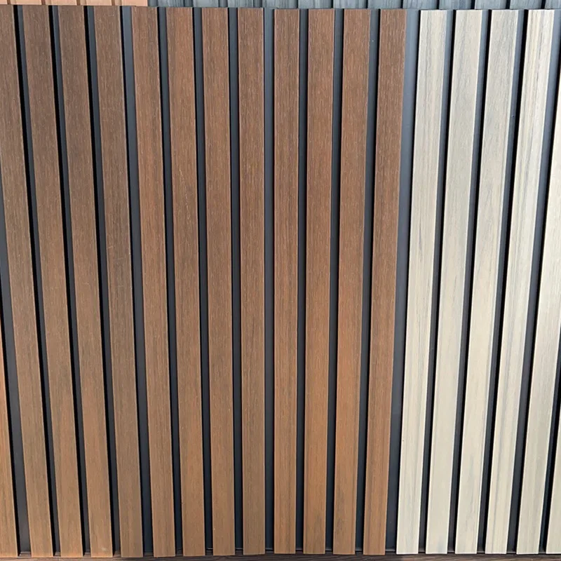 Black Background Outdoor Wall Panel WPC - Durable & Stylish