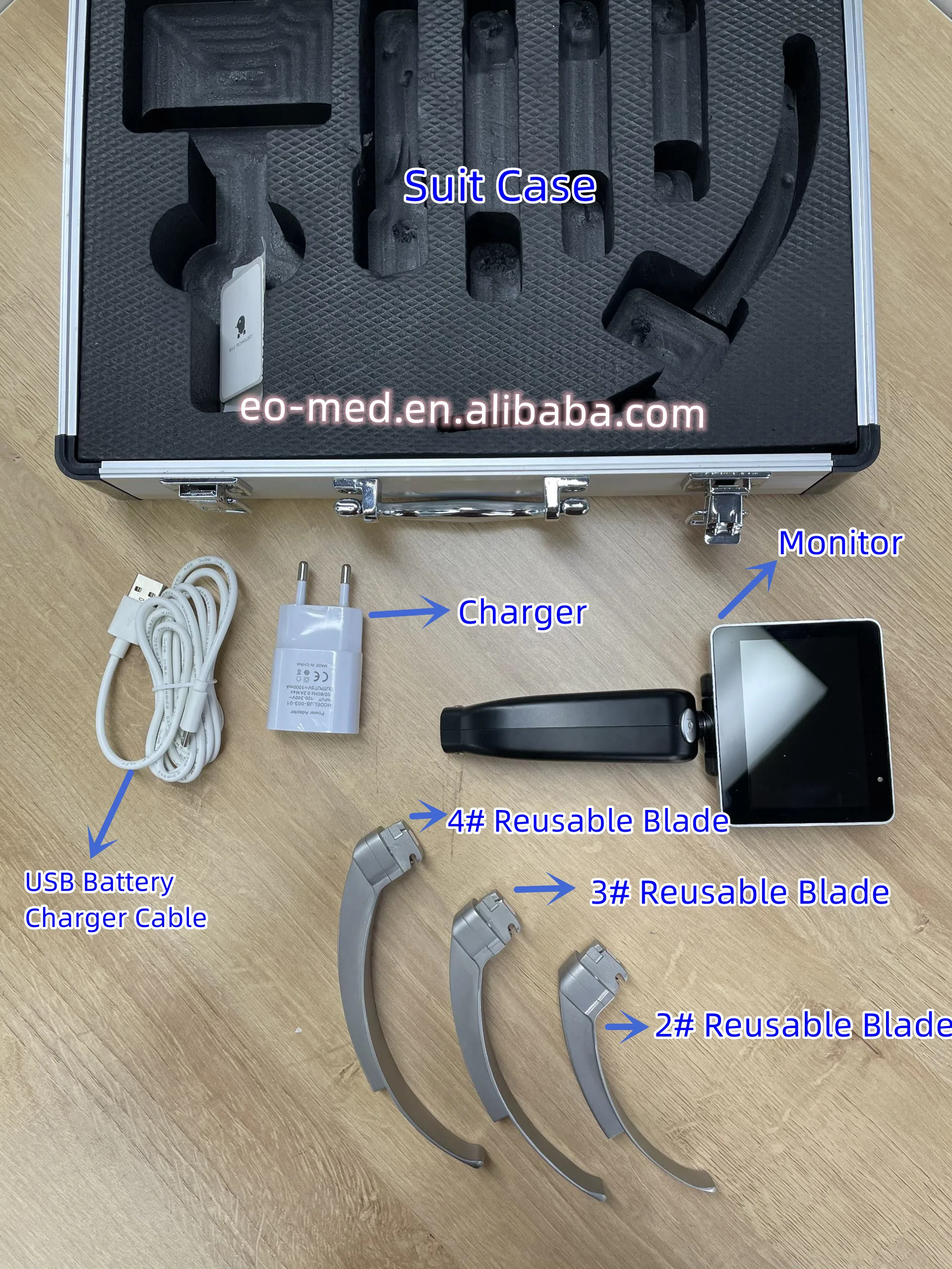 Portable Affordable True View Video Laryngoscopy Easy Intubation ...