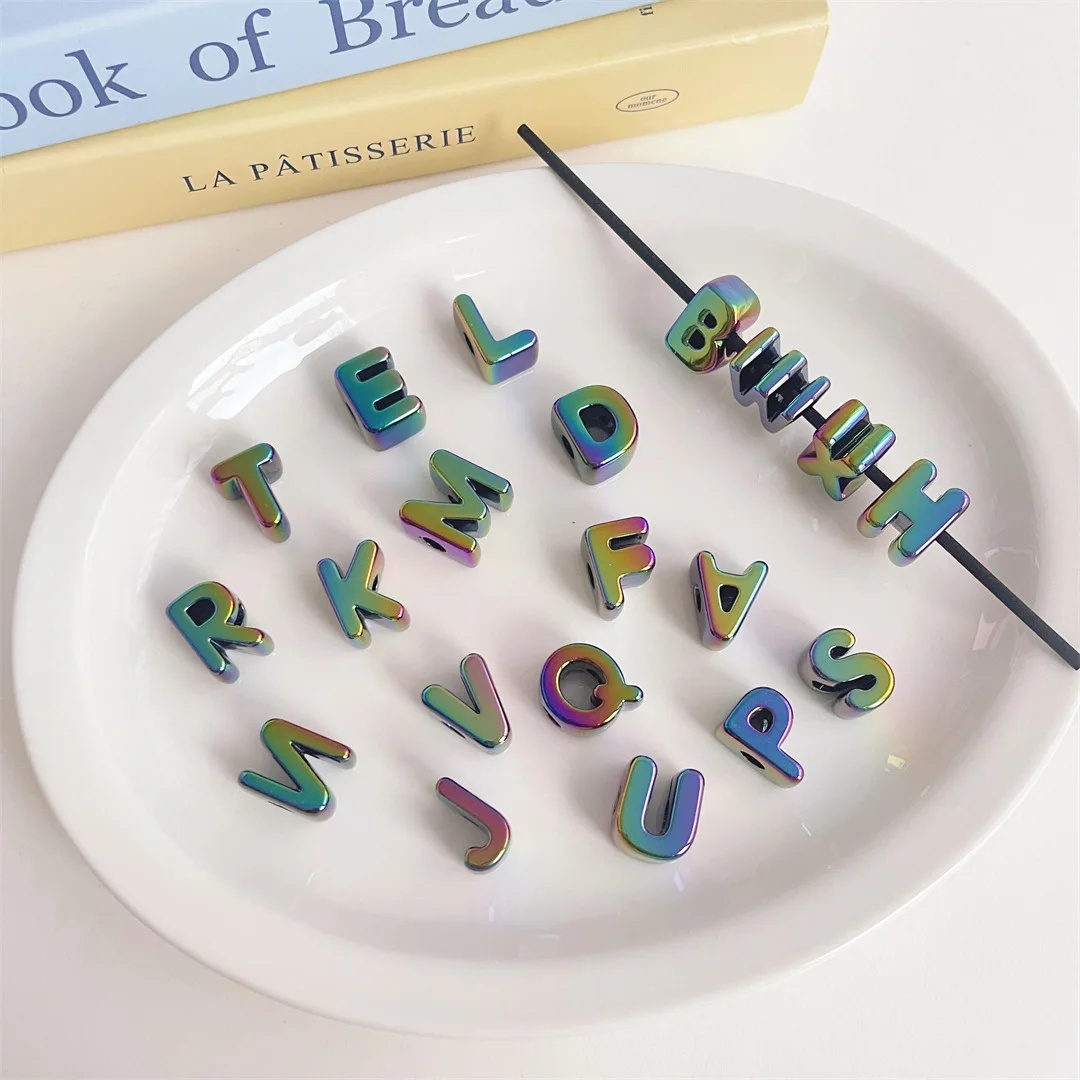 Acrylic UV Plated Iridescent Beads - Perfect for Handmade Crafts