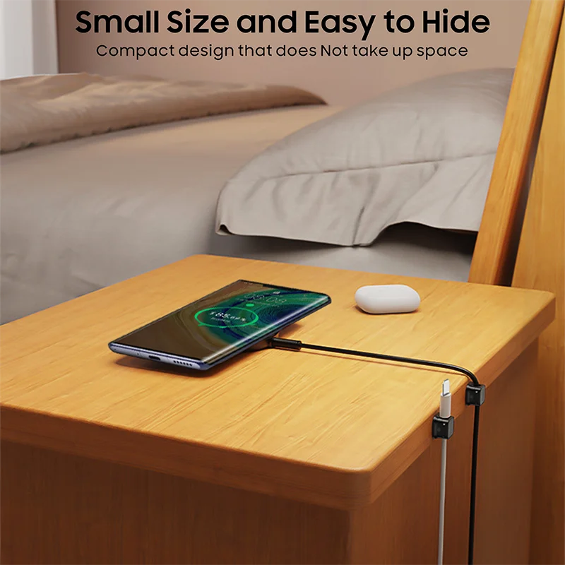 6 Pack Magnetic Cable Clips - Efficient Cable Management