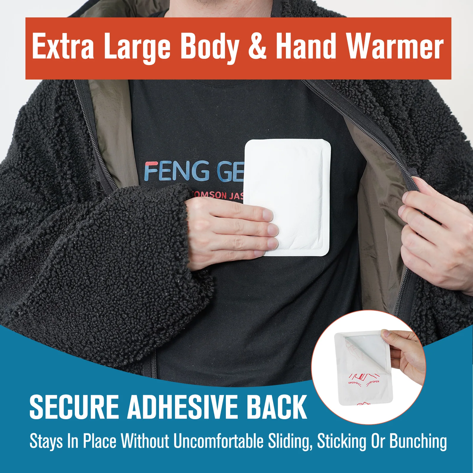 Sefudun Long Lasting Heat Pack Outdoor Activities Self Heating Body ...