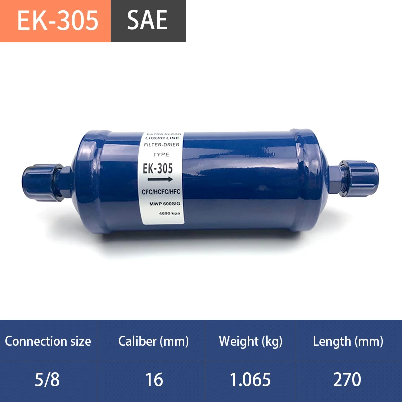 Sae Ek-series Refrigeration Spare Parts Drying Refrigerant Filtration ...
