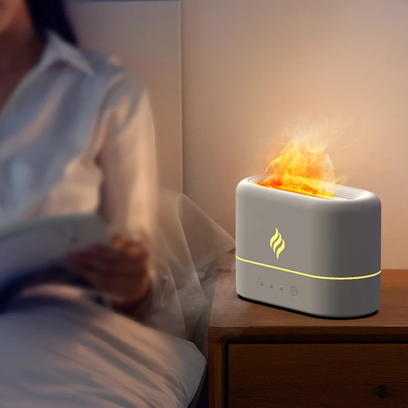 Flame Humidifier - Portable Cool Mist USB Led Diffuser