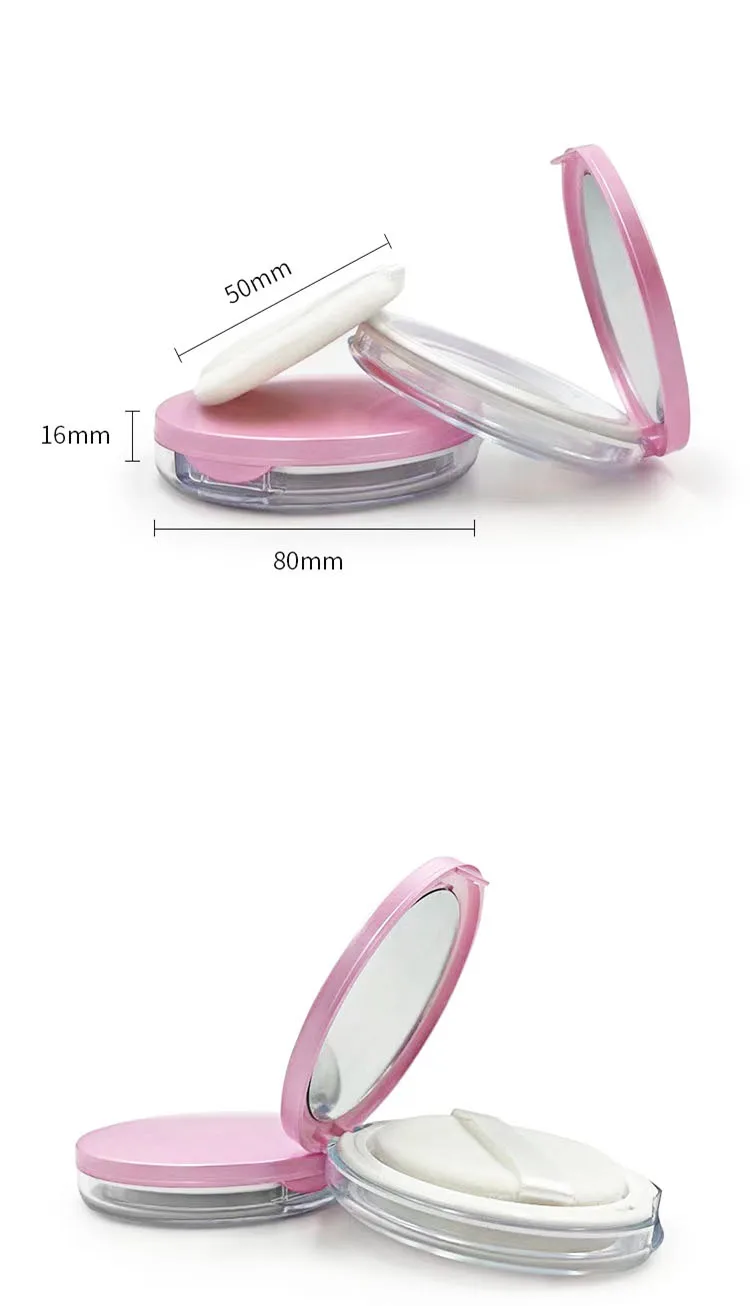 5g Empty Luxury Loose Powder Case With Sifter Stock Custom Pink/Silver ...