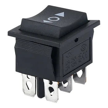 Kcd4-223 Momentary 6 Pin Dpdt Button On/off/on Rocker Switch - Buy ...