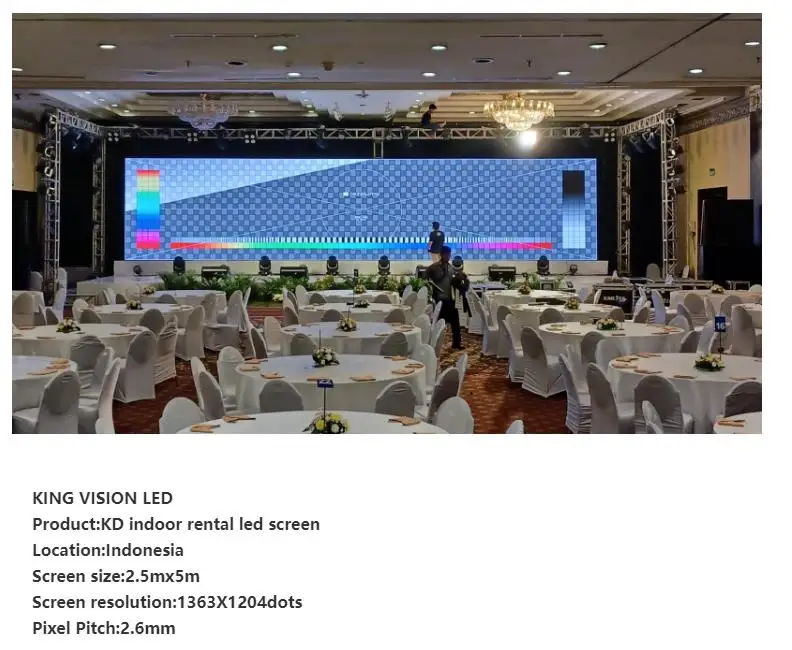 King Visionled Waterproof Giant P3 Stage Led Video Wall Panel Screen ...