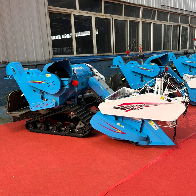 Diesel 15HP Mini Combine Harvester for Rice & Wheat - Affordable Price ...