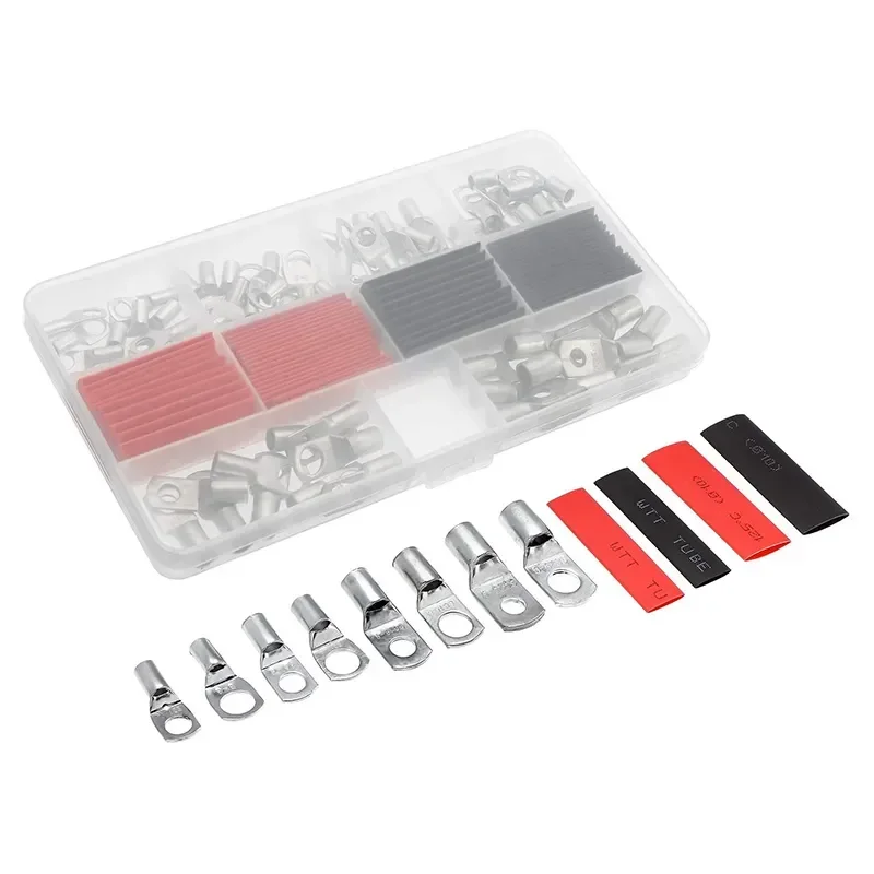 120pcs Sc Terminal Battery Wire Welding Cable Lug Connectors Kit With ...