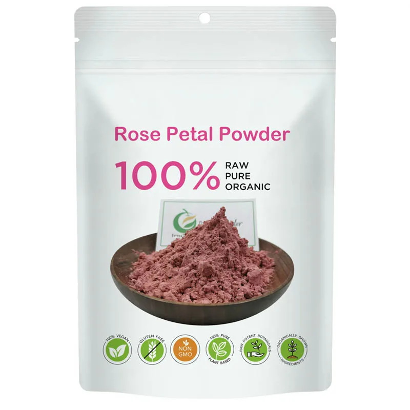 Private Label 100% Natural Water Soluble Rose Petal Powder Rose Powder ...