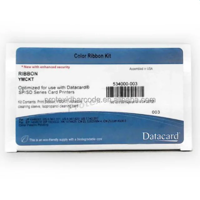 Datacard Ribbon Datacard 534000-003 Printer Ribbons Compatible for Datacard SD260 SD360 SD460 ...