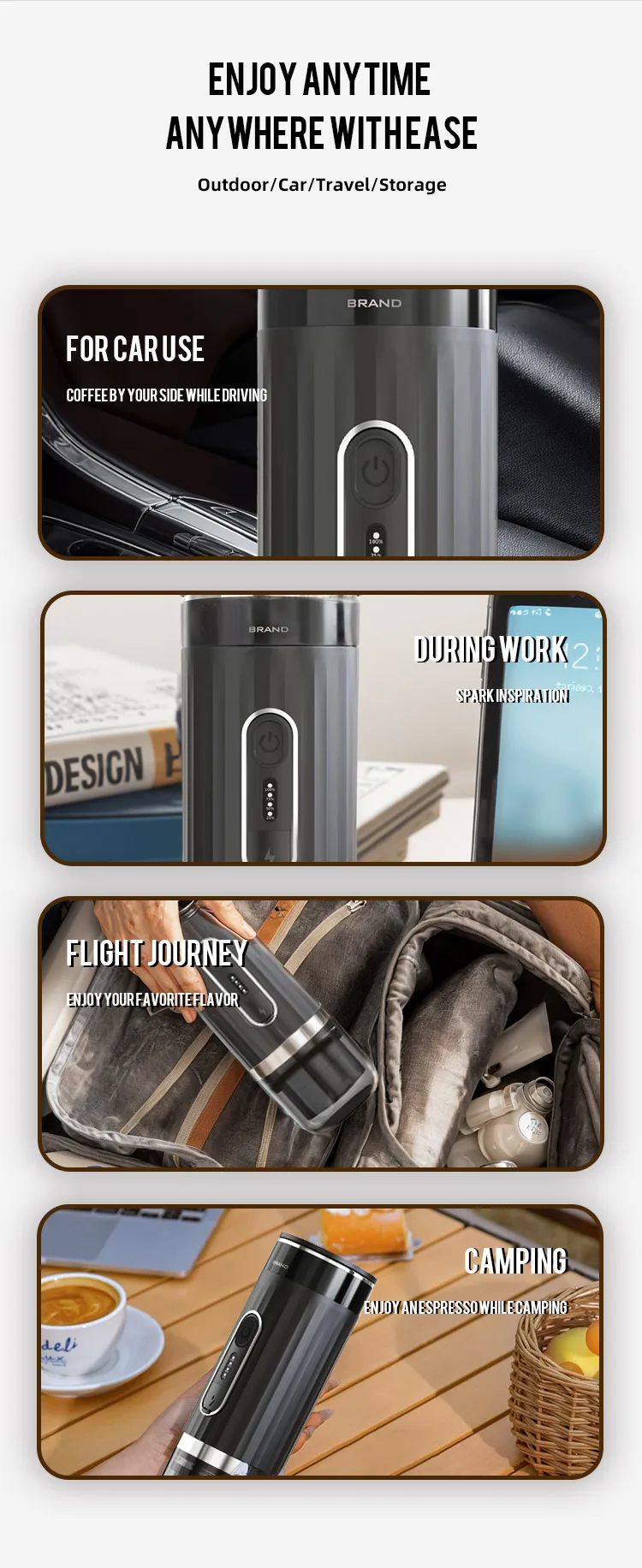 Electric 3 in 1 Car Espresso Capsules Coffee Machine Powder Filter ...