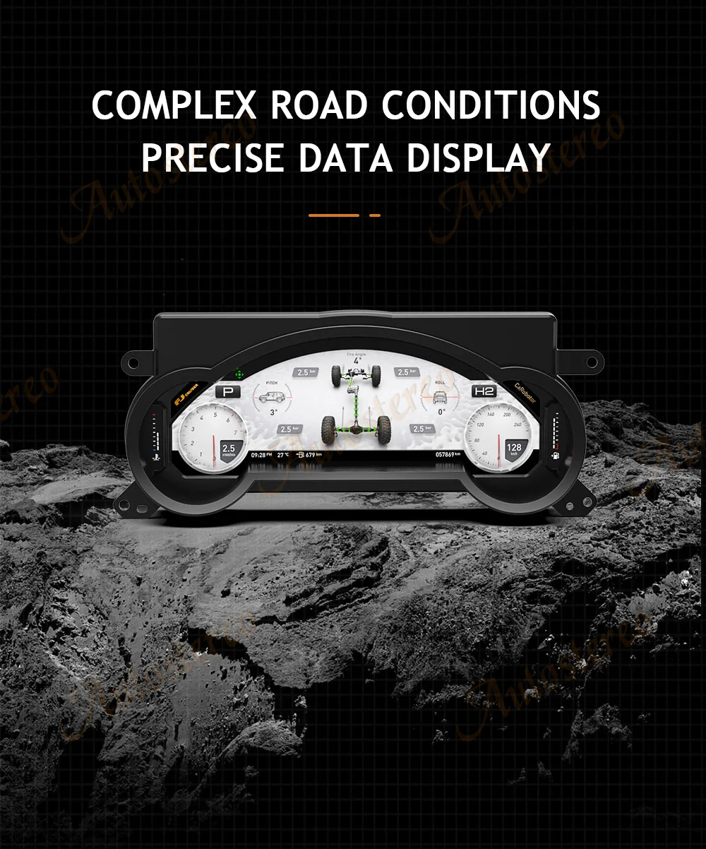 12.3inch For Toyota Fj Cruiser 2007-2019 Digital Cluster Virtual ...