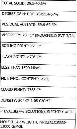 Polyvinyl Alcohol (PVA) 552p - Versatile Industrial Grade