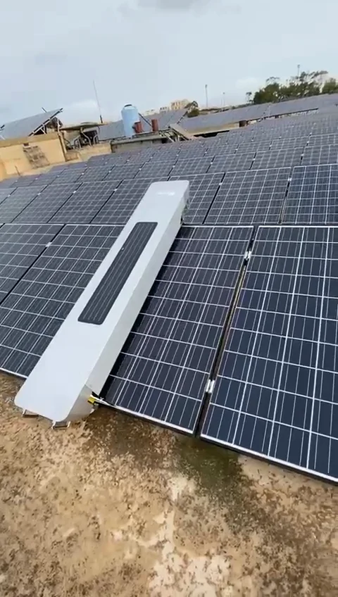 Fully Automatic Solar Panel Cleaning Robot Photovoltaic Cell Panel ...
