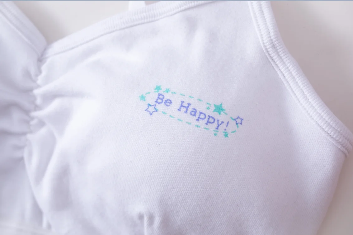 Cute School 3/4 Cup Comfort Thin Cotton Wireless Bra - Buy Wholesale ...