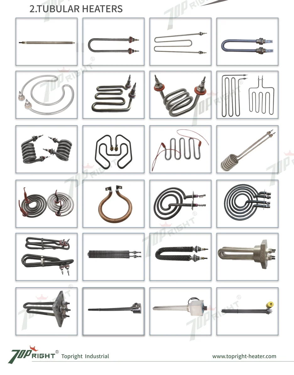 Dia 12mm Electric Heating Elements for Steam Boilers