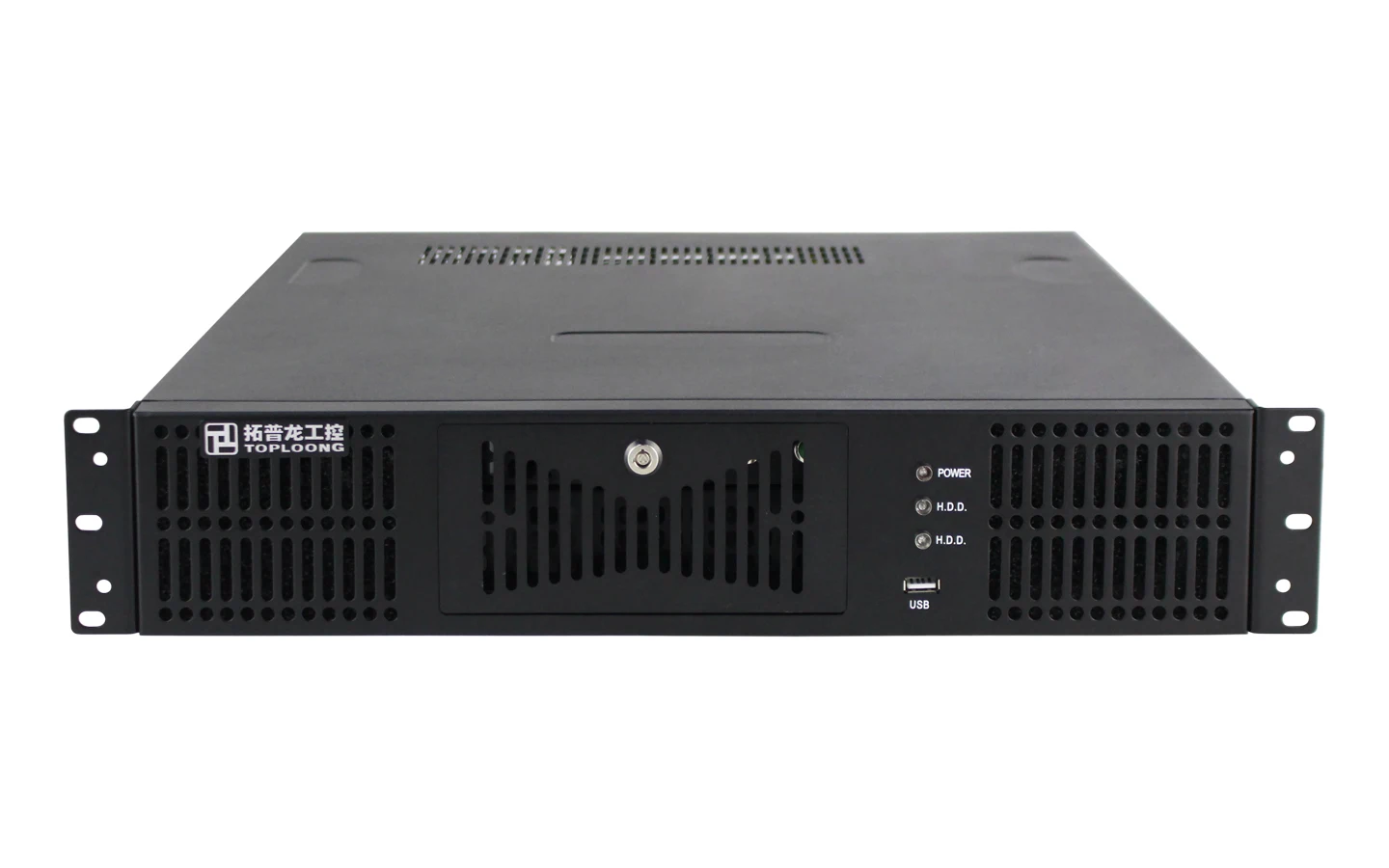 2U Server Chassis - Metal Rack Mount Case with 6 Bays