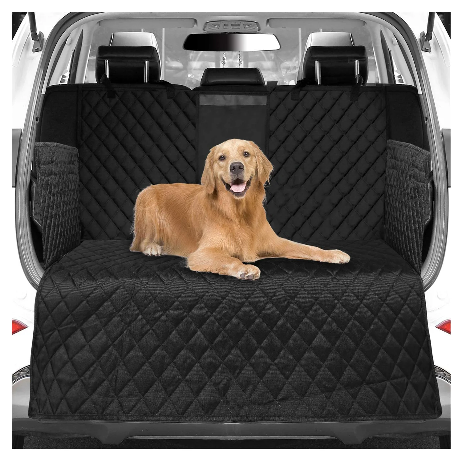 Custom Quilting Pet Dog Trunk Cargo Liner Oxford Car Suv Seat Cover Car ...