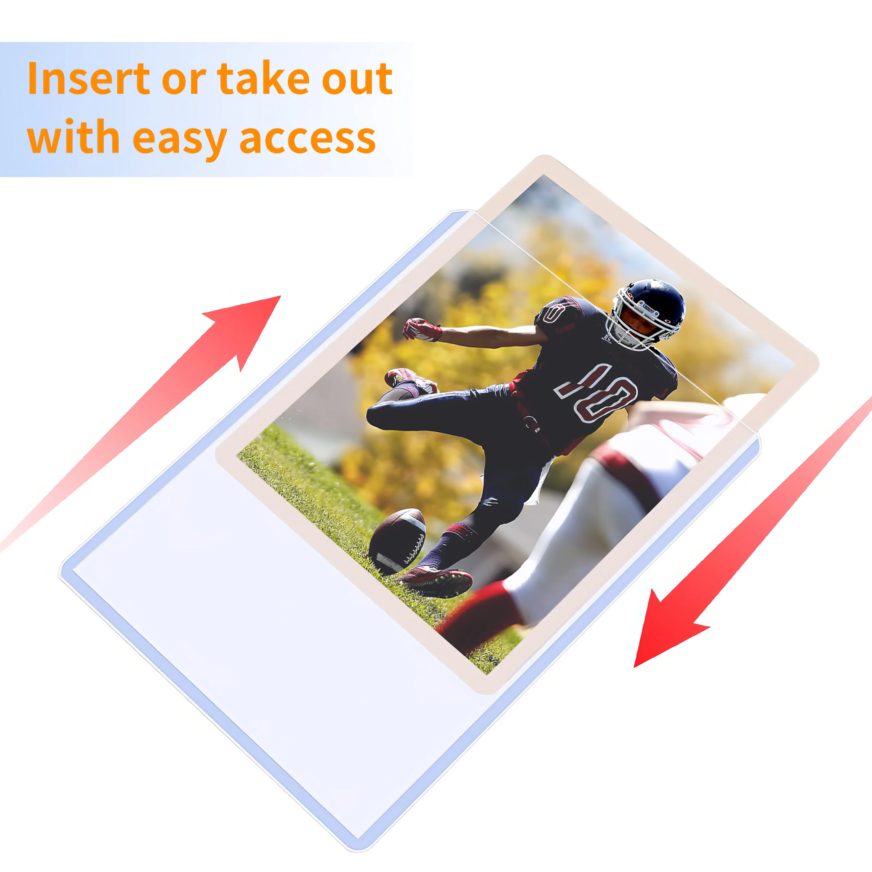 PVC Toploader Sleeves for Trading Cards – 35pt Protection, OEM