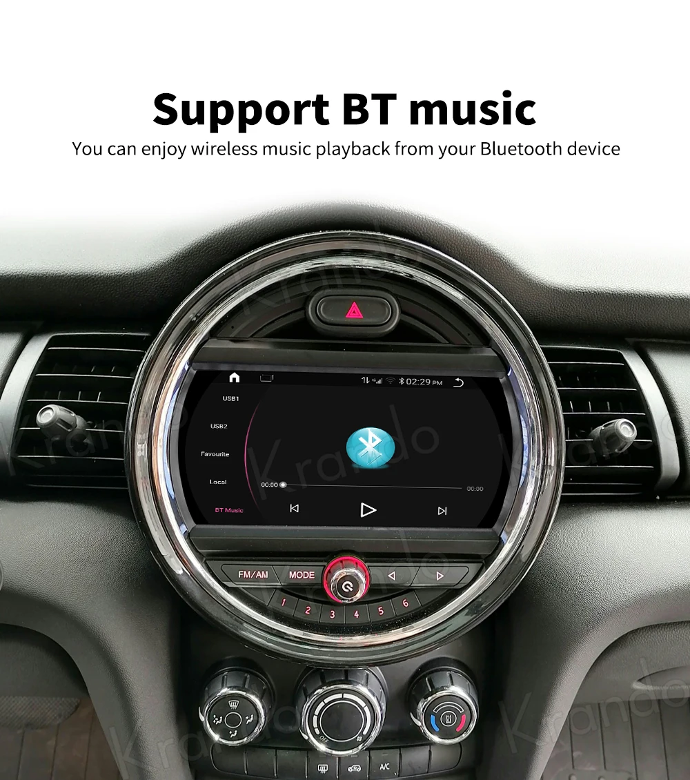 Krando 9" Android 12.0 128g Car Radio Player Multimedia Gps For Bmw ...