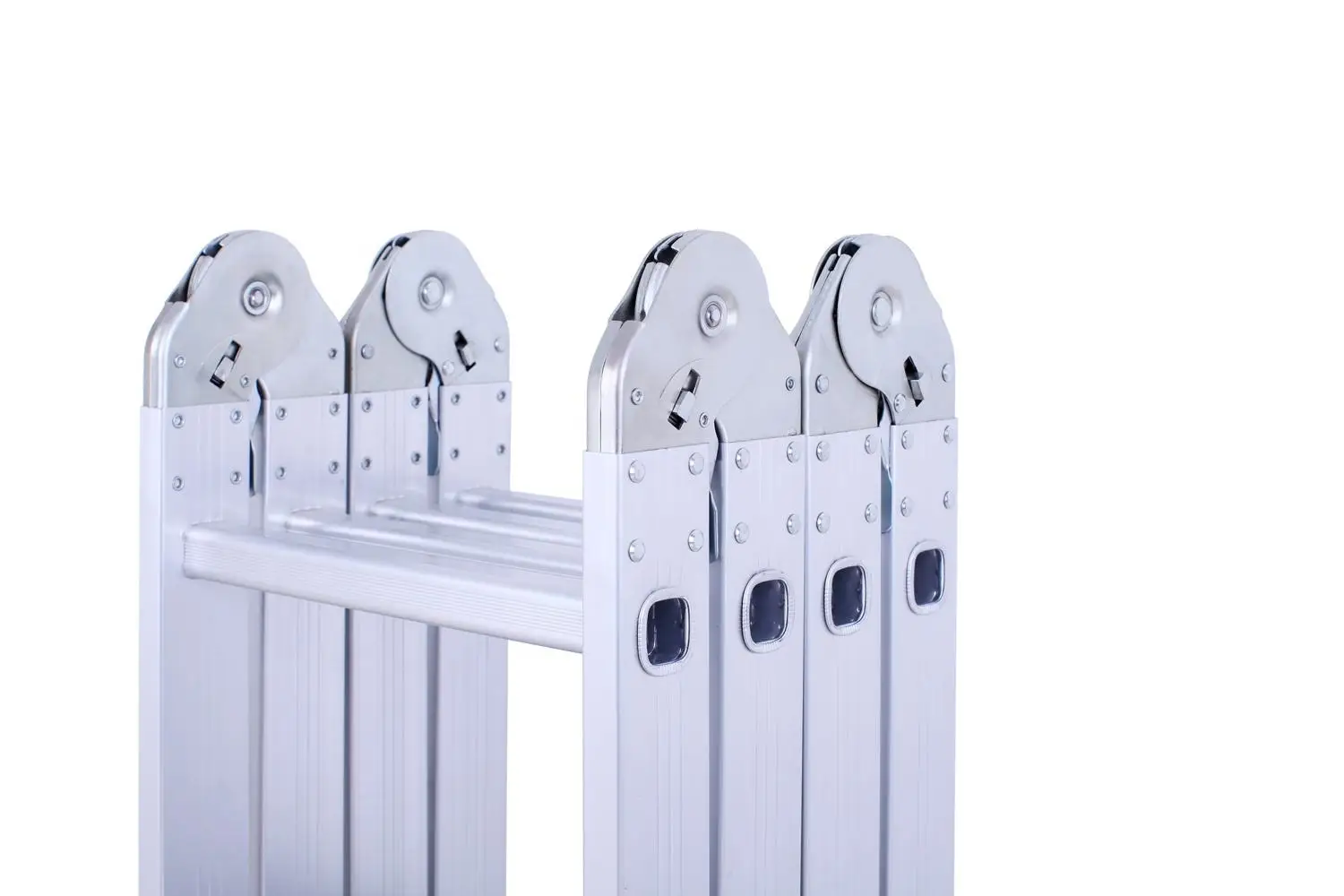 SUNWAY Aluminium Folding Ladder of Small Hinge 4X2 Multi-Purpose Ladder ...