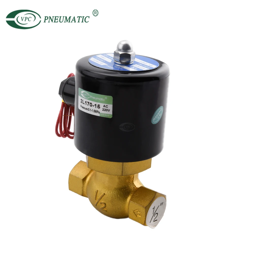 2l Series Steam High Temperture Brass Solenoid Valve - Buy Brass Solenoid Valve,Steam Brass ...
