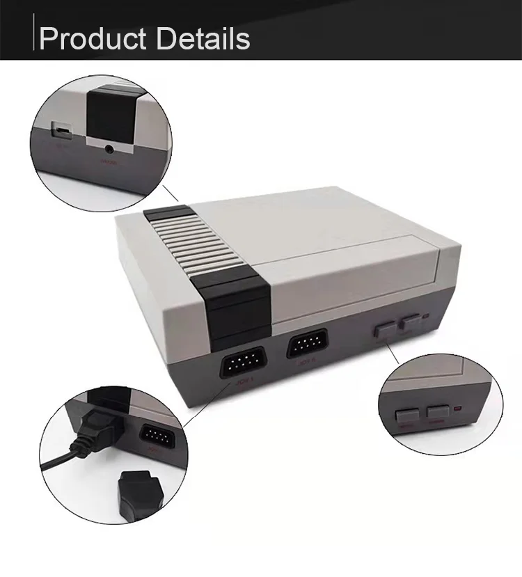 Video Game Controller 8 Bit Classic 620 Games Handheld 8bit Joystick Tv ...