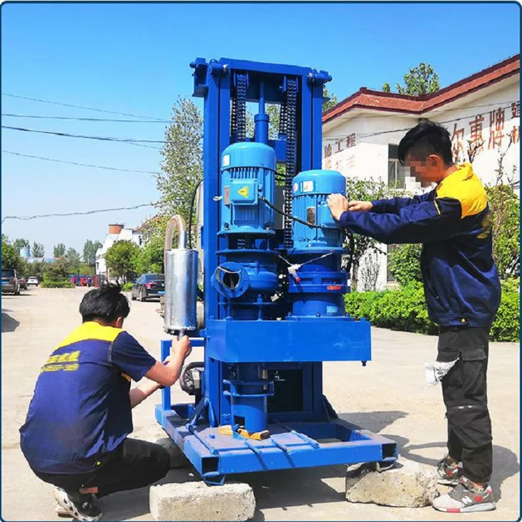 Mobile Electric Hydraulic Water Well Drilling Rig/hard Rock Electric ...